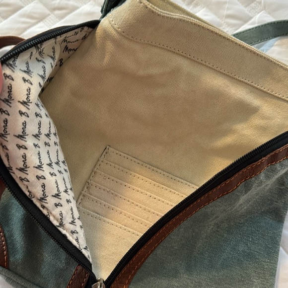 Mona B | Bags | Nwt Mona B Cross City Ocean Upcycled Handbag | Poshmark